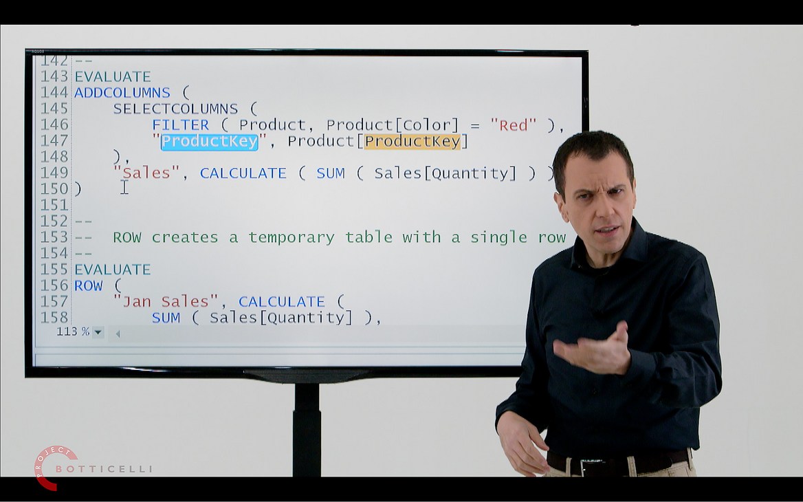 Querying with DAX | Project Botticelli
